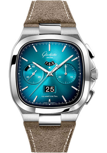 Glashutte Original Seventies Chronograph Panorama Date (Calfs...uckle)