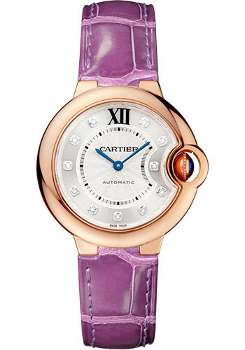 Cartier Ballon Bleu 33mm - Pink Gold Watches From SwissLuxury